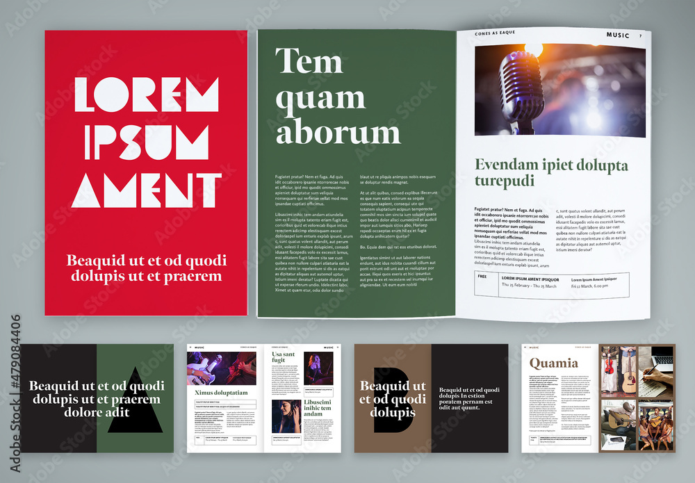 Festival Program of Activities Stock Template | Adobe Stock