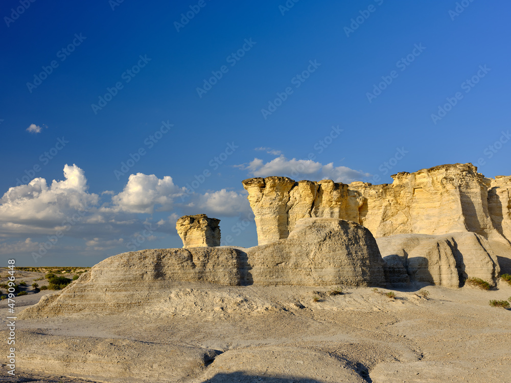 sedimentary formations of Niobrara Chalk were created by the erosion of ...