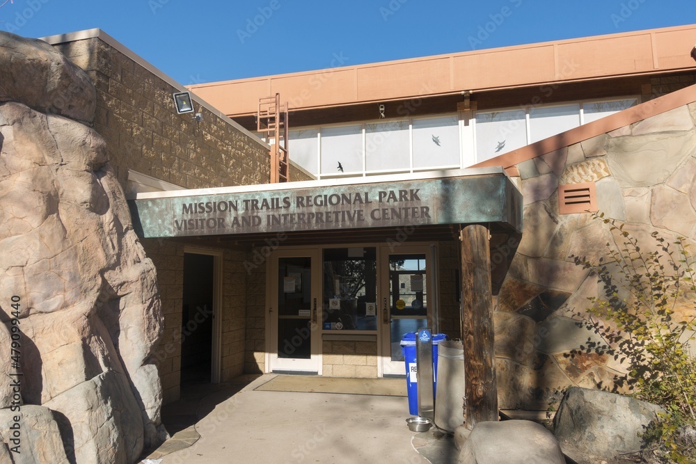 San Diego, California, USA - January 6, 2022: Mission Trails Regional ...