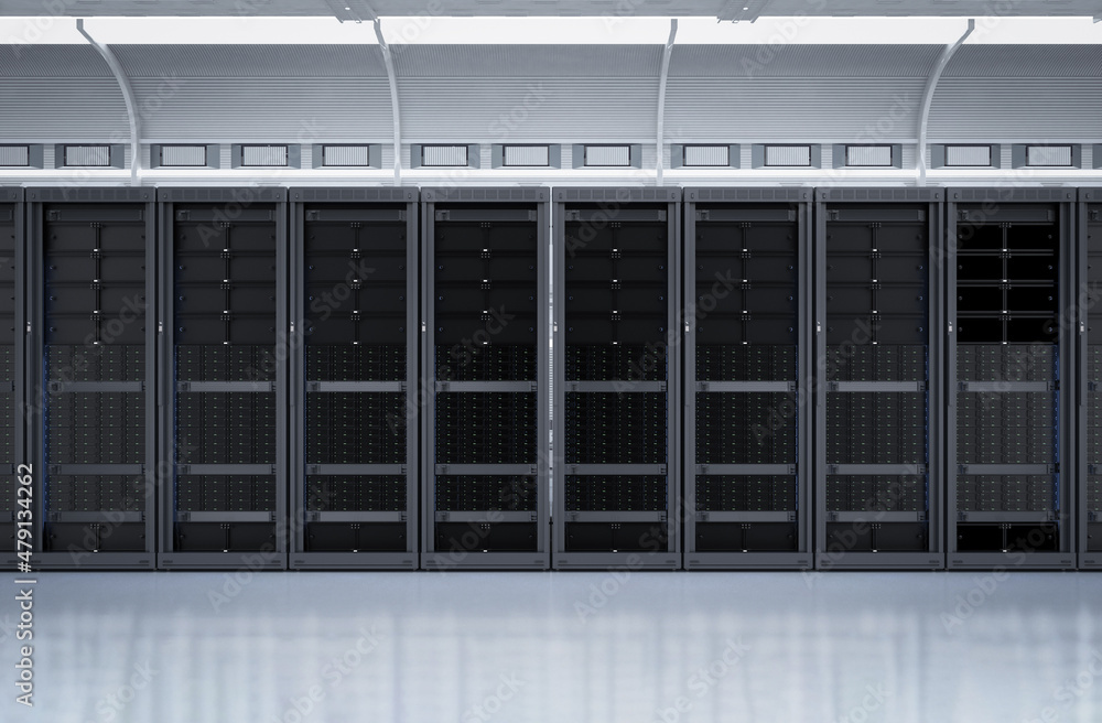 server room interior or data center inside Stock Illustration | Adobe Stock