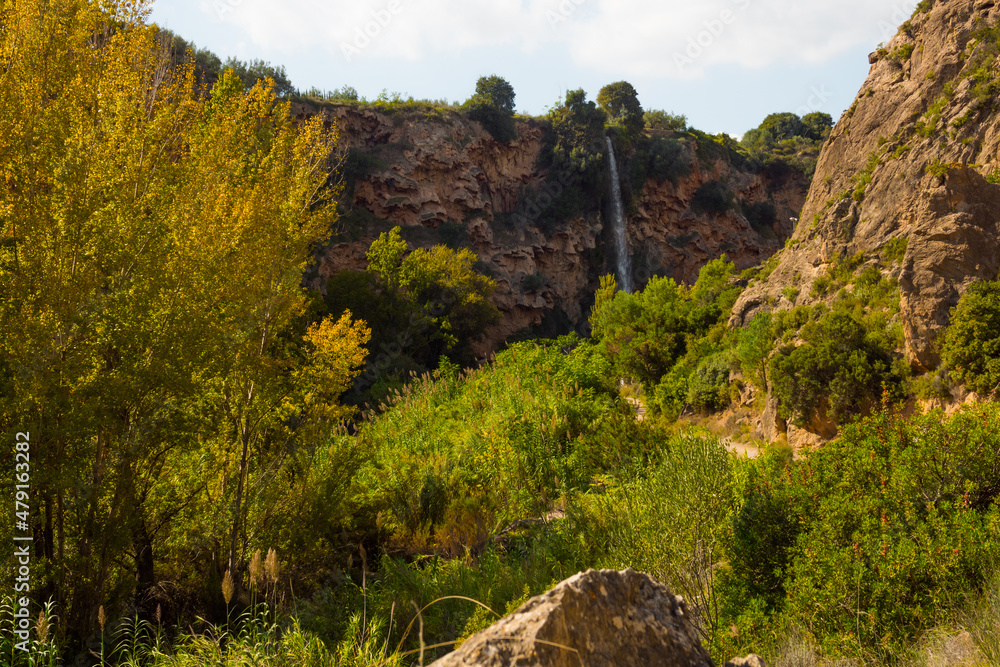 Majestic Greenery, Cliffs and Water Cascade Of The Legendary Salto De ...