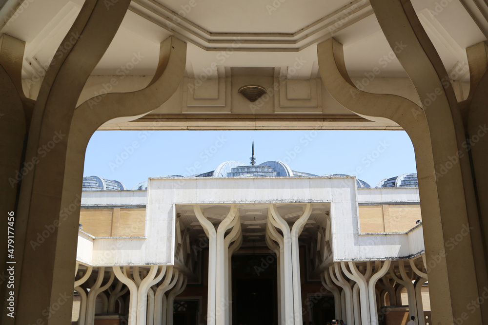Rome, Italy - June 2019, Islamic Cultural Center And Grand Mosque of ...