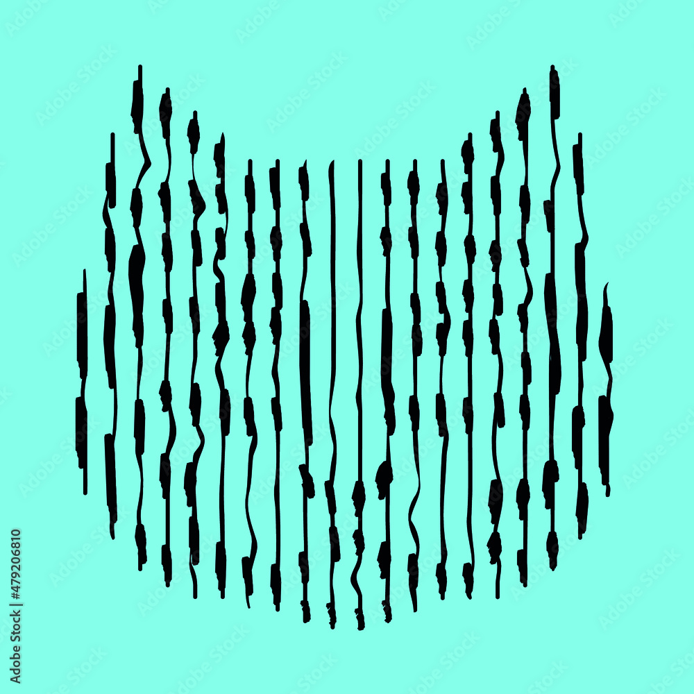 Graphic tiger logo. Optical illusion. Water tiger 2022. Eps 10 Stock ...