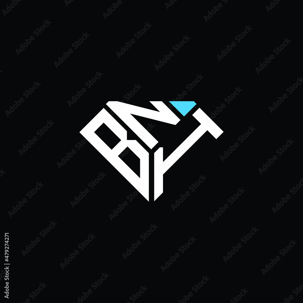 BNI letter logo creative design. BNI unique design Stock Vector | Adobe ...