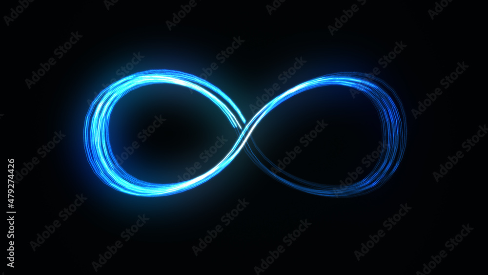 Endless infinity or infinite Fast Speed lines Technology Background ...