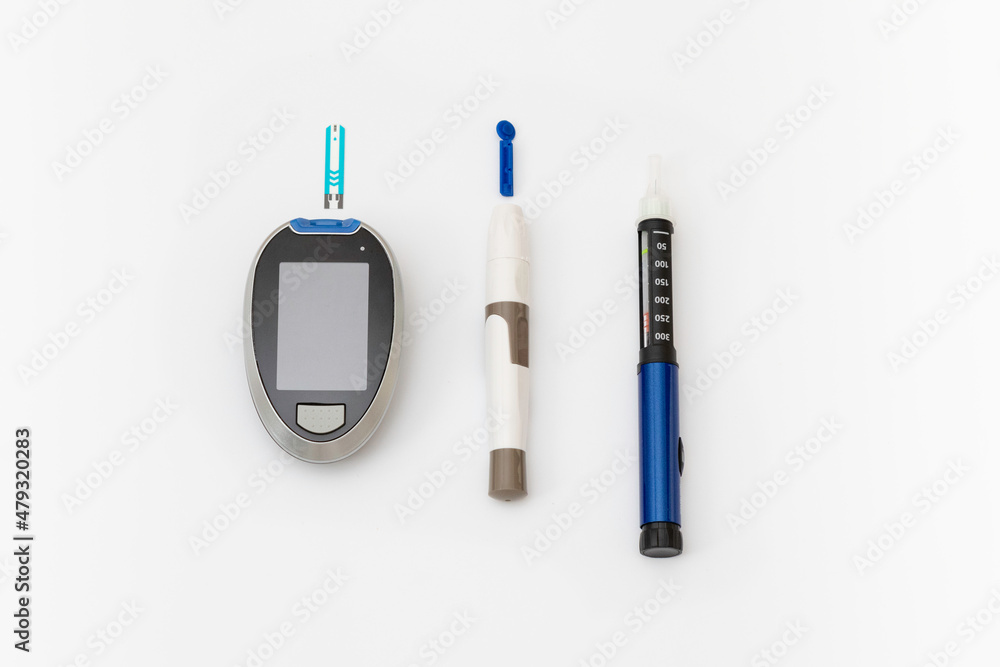 Syringe pen for diabetic human insulin self injection, blood glucose ...
