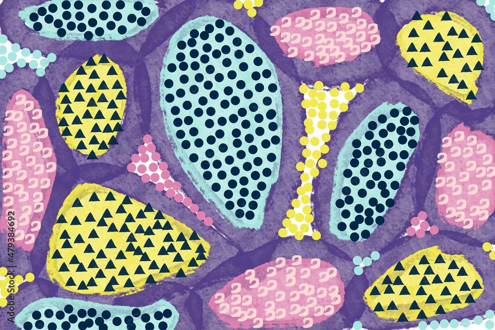 Bright modern background illustrations for printing, screensavers ...