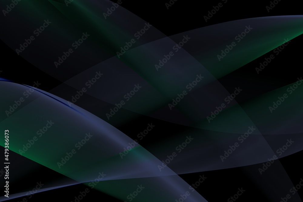 Abstract illustration of a crossover from different directions of waves ...