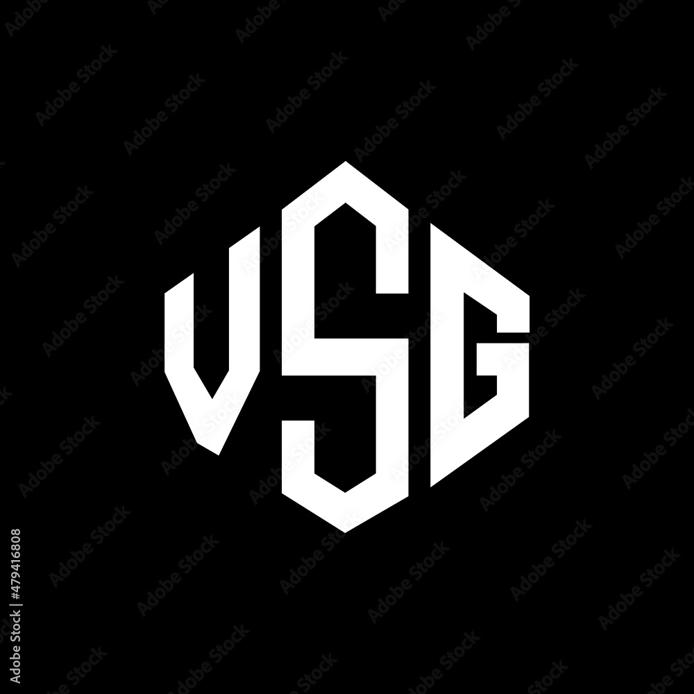 Vsg Letter Logo Design With Polygon Shape Vsg Polygon And Cube Shape Logo Design Vsg Hexagon