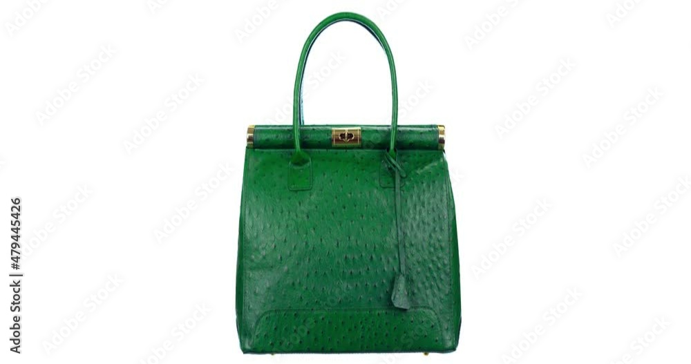 Vidéo Stock Collage of women's handbags on white background. Stop ...