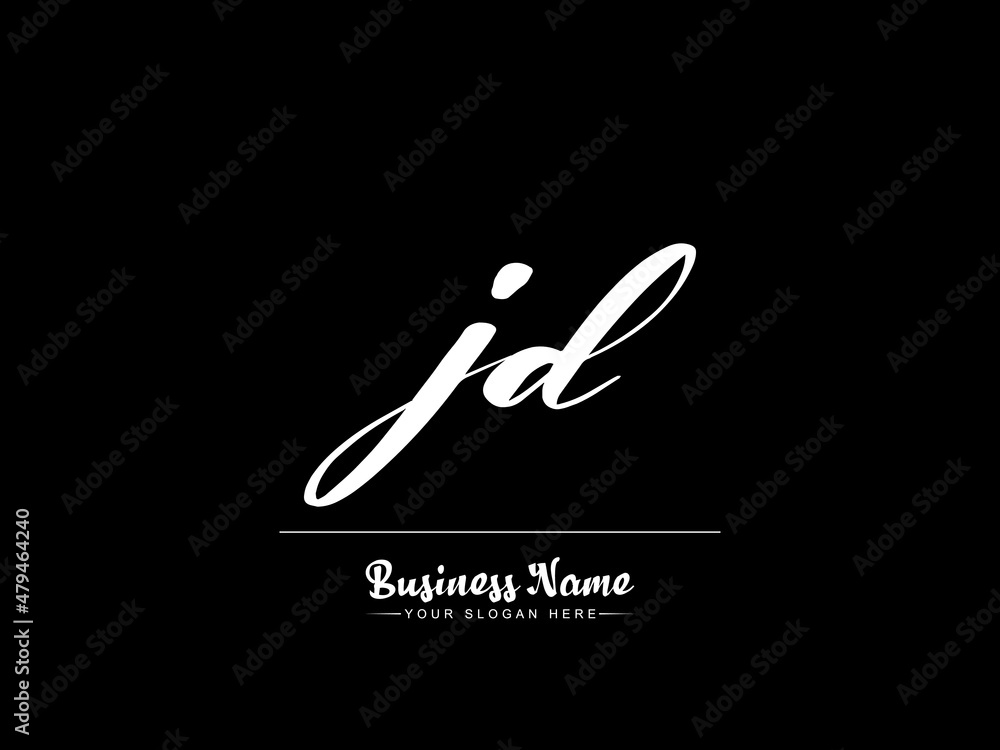 JD Signature Logo Images, Letter Jd Logo Stock Photos & Vectors Stock ...