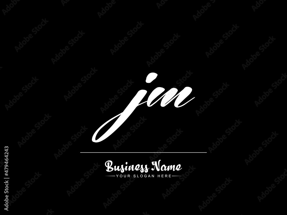 JM Signature Logo Images, Letter Jm Logo Stock Photos & Vectors Stock ...