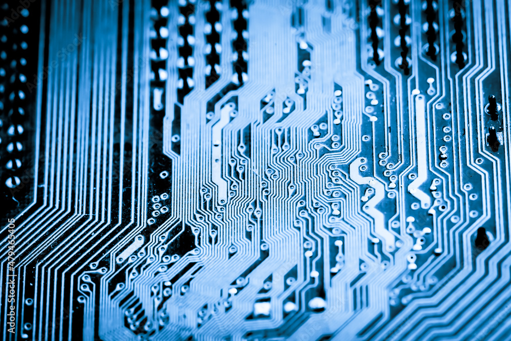 Abstract,close up of Mainboard Electronic background. (logic board,cpu ...