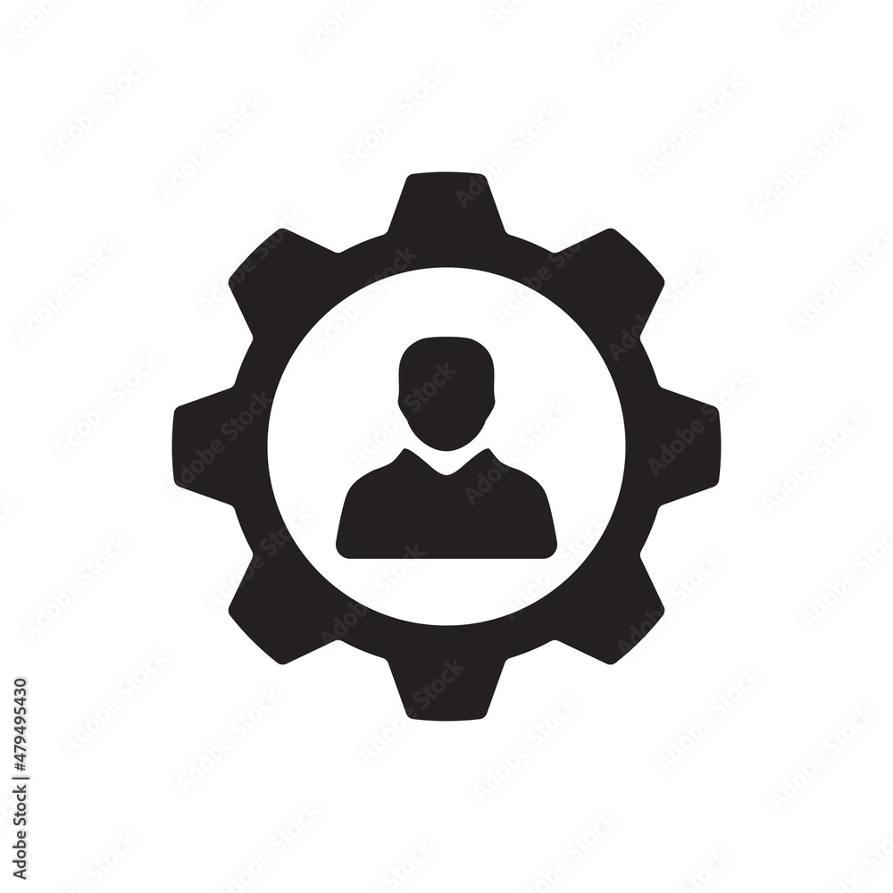 Human resource management icon ( vector illustration ) Stock Vector ...