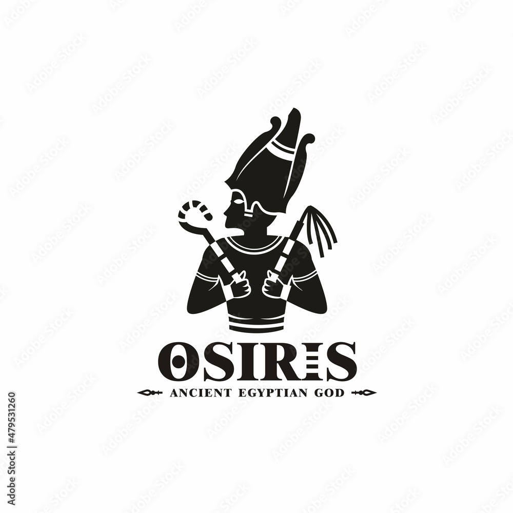 Osiris Symbool Egyptische Ketting "Adelaar Van Osiris" (staal)