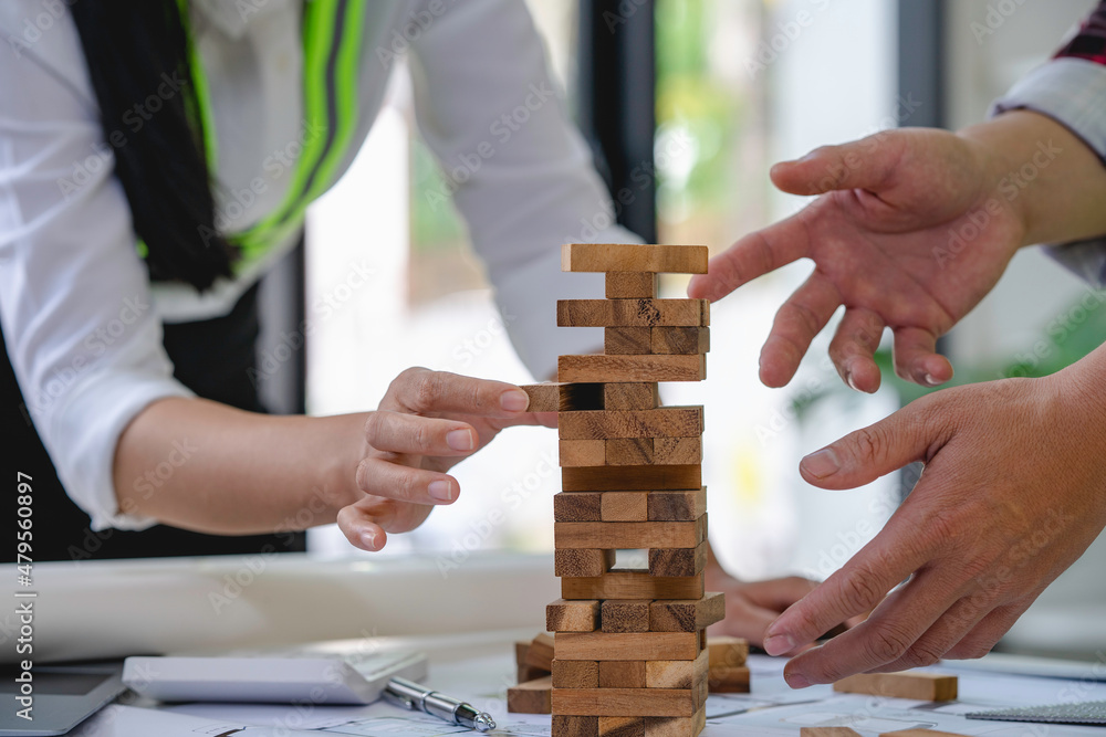 Architects, designers, structural engineers, team, colleagues, building ...