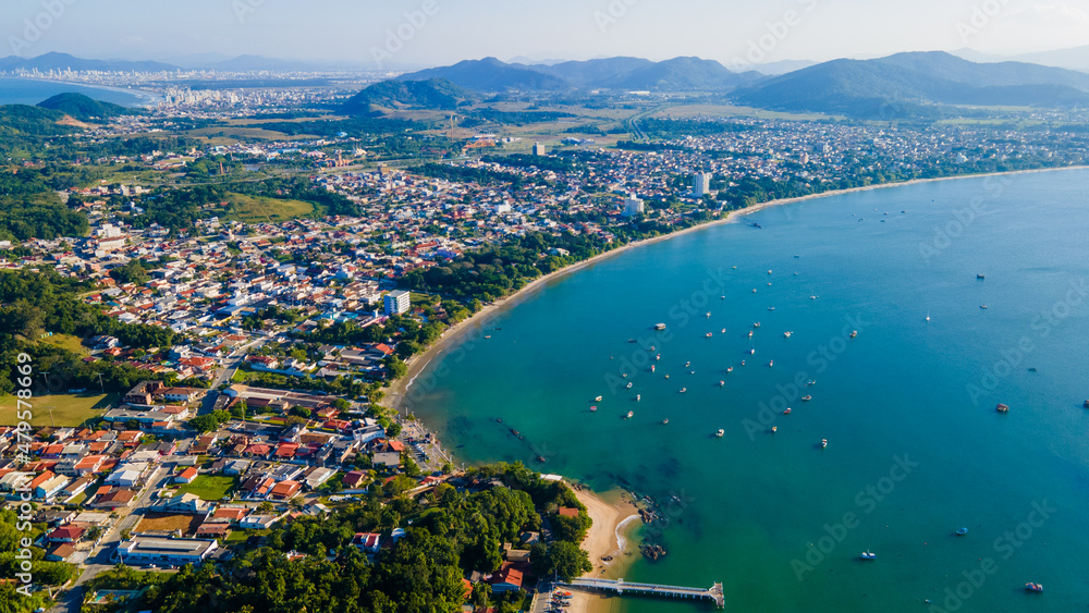 Praia de Penha em Santa Catarina, Sul do Brasil - Cidade do Beto ...