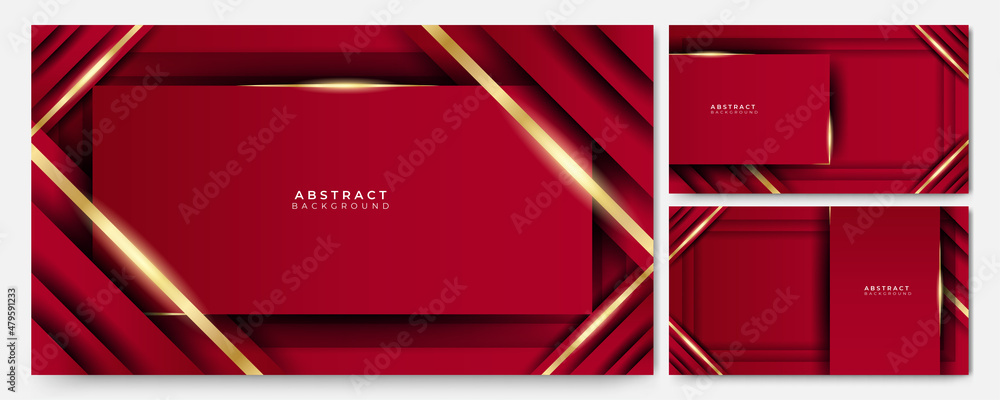 Red and gold background Stock Vector | Adobe Stock