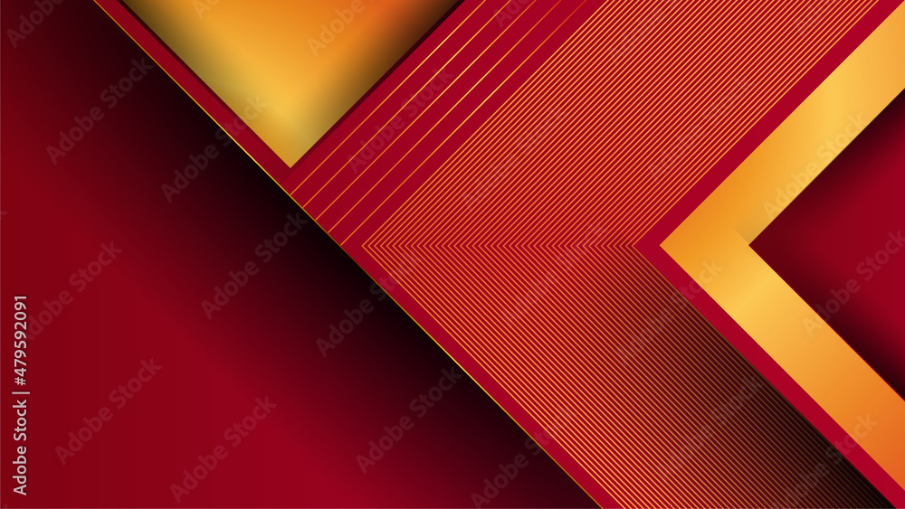 Red and gold background Stock Vector | Adobe Stock