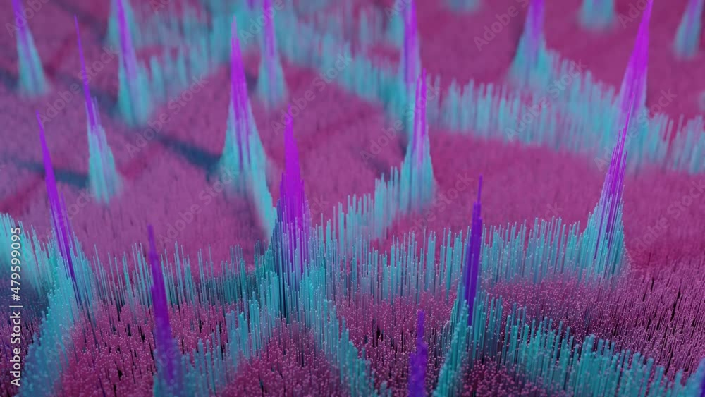 Data visualization. Futuristic infographics. Data streams graph ...