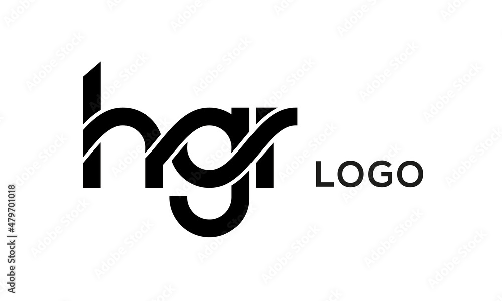 Letter HGR creative logo design vector Stock Vector | Adobe Stock
