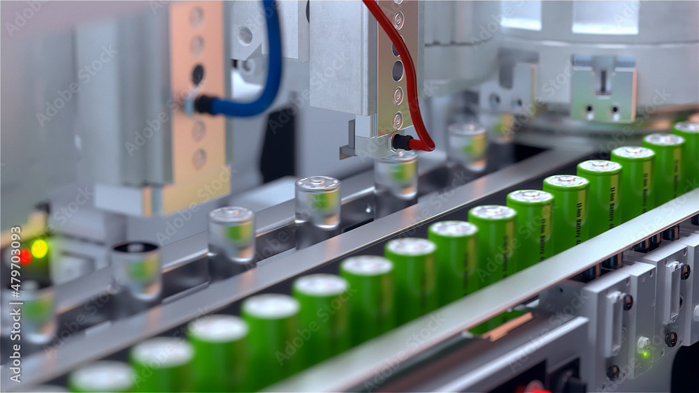 Conveyor line for the production of lithium ion batteries. Ecological ...