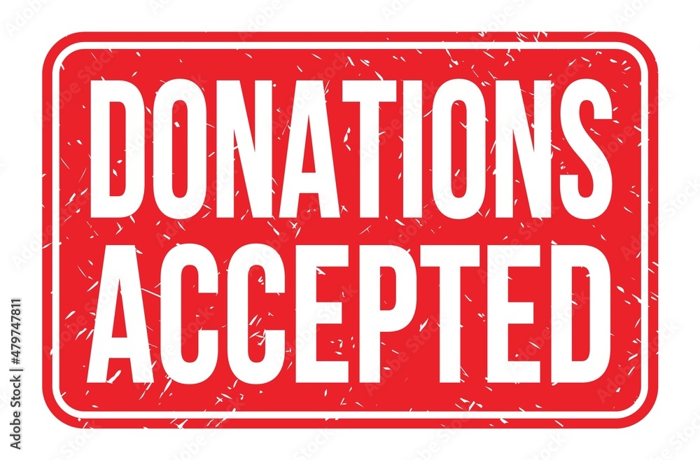 Donation Sign Wording