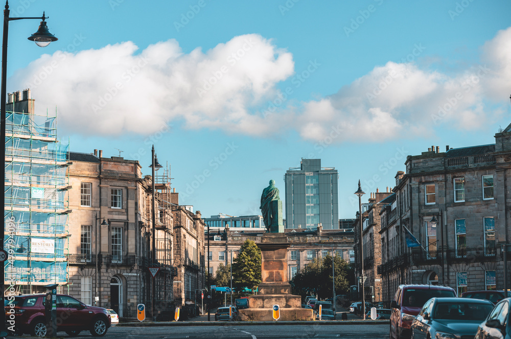 Edinburg, Scotland, UK - October 2021: Historic architecture of ...