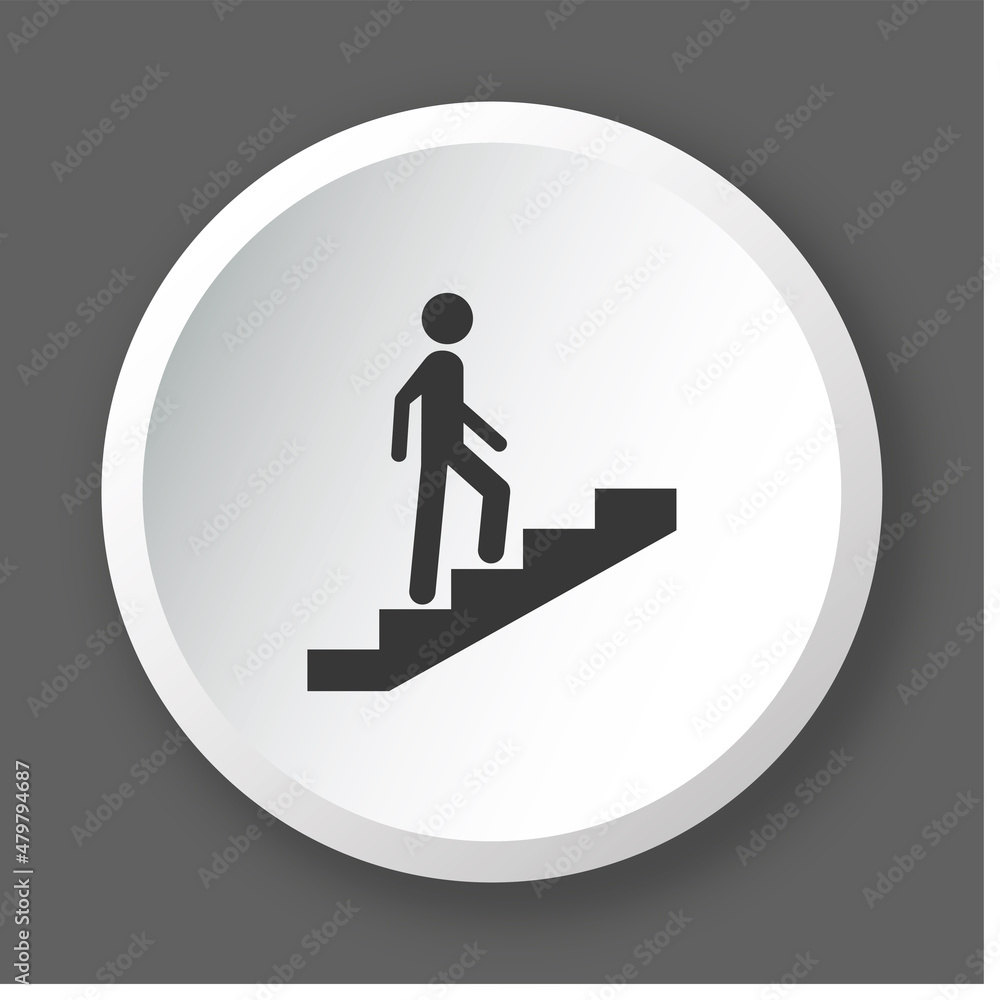 Logo escaliers. Stock Vector | Adobe Stock