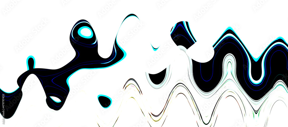 Background pink and green. Sea wave illustration. Beautiful texture in ...