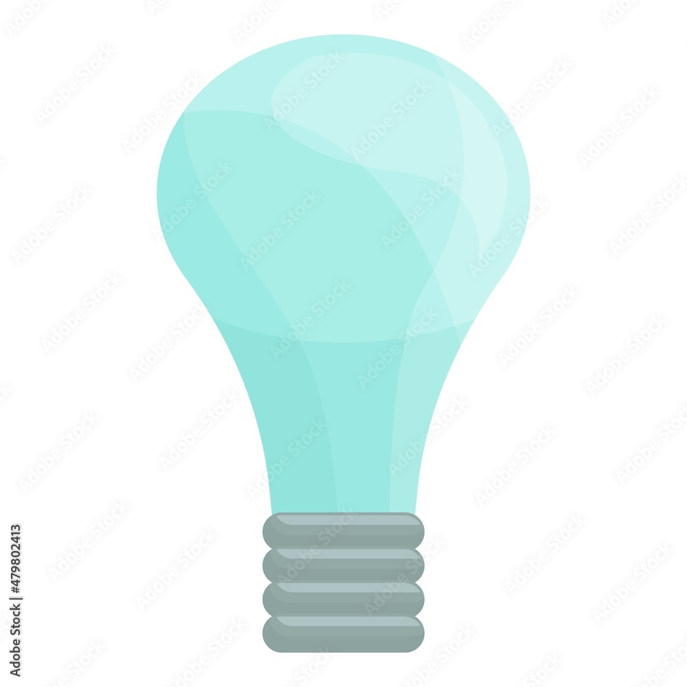 Light bulb icon cartoon vector. Electric lamp. Bright light Stock ...