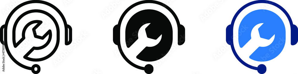 Support Icon Stock Vector | Adobe Stock