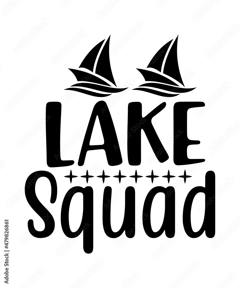 Vetor de Lake SVG Bundle Png Dxf lake life svg quotes svg family svg ...