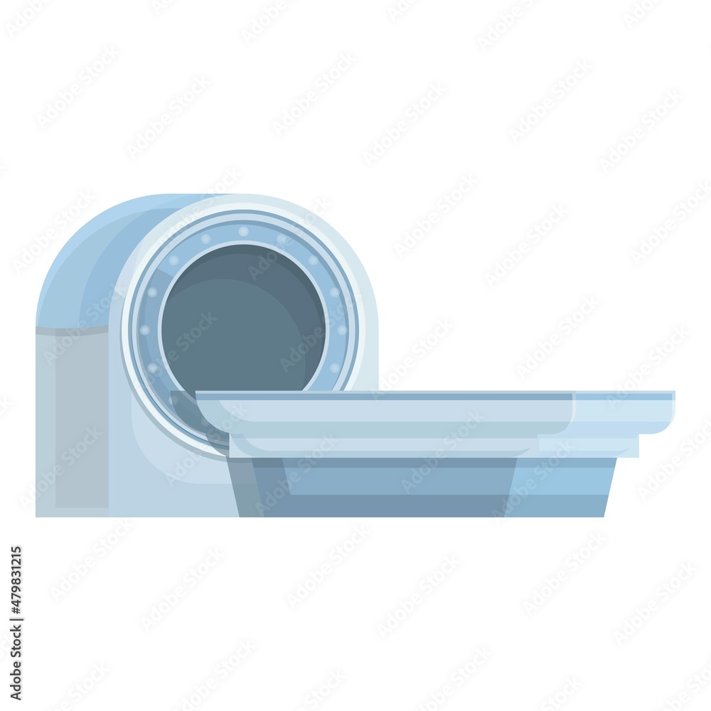 Medicine mri icon cartoon vector. Scan machine. Medical scanner Stock ...