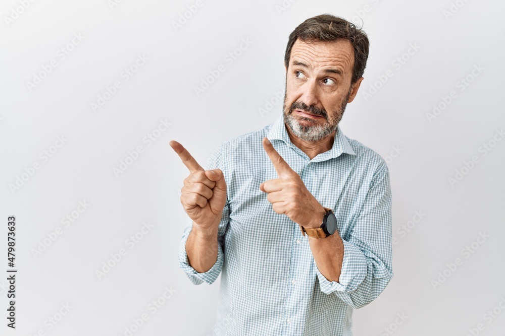 Concerned Hispanic Man