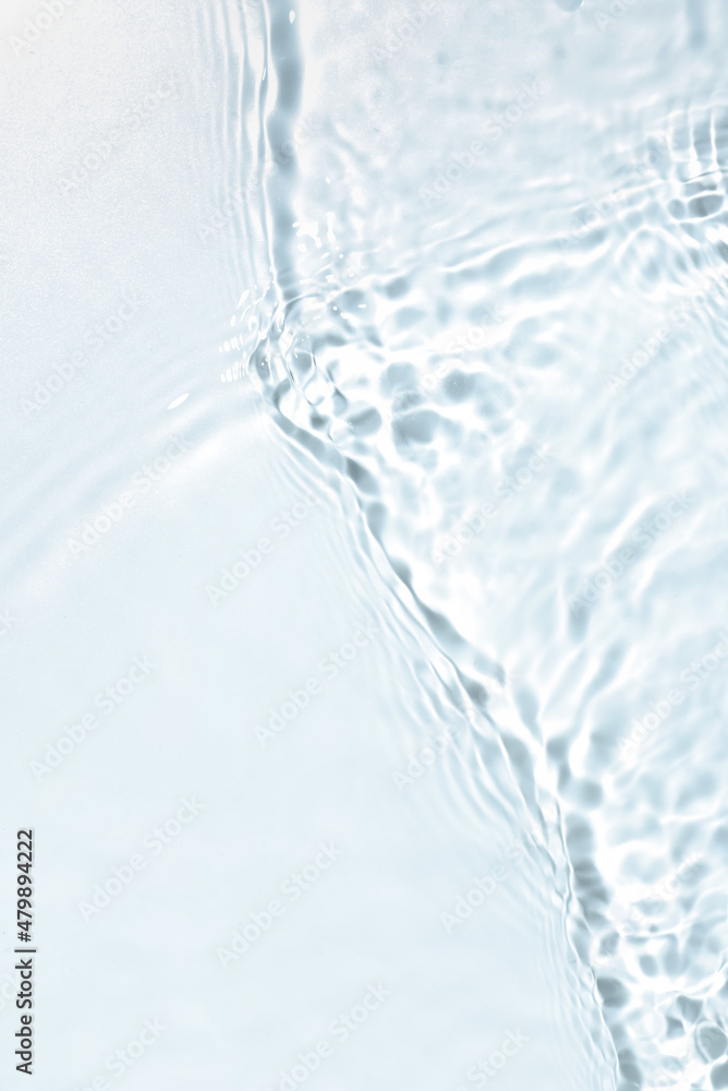 Texture of water on white background Stock Photo | Adobe Stock