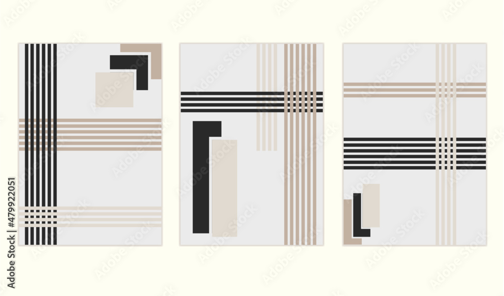 Vector design, simple, modern, lines and rectangles. Good for cards ...