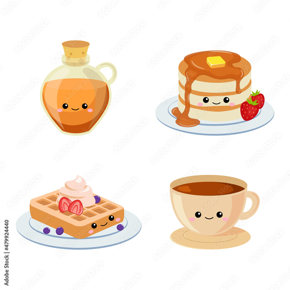 Cute Animated Pancakes