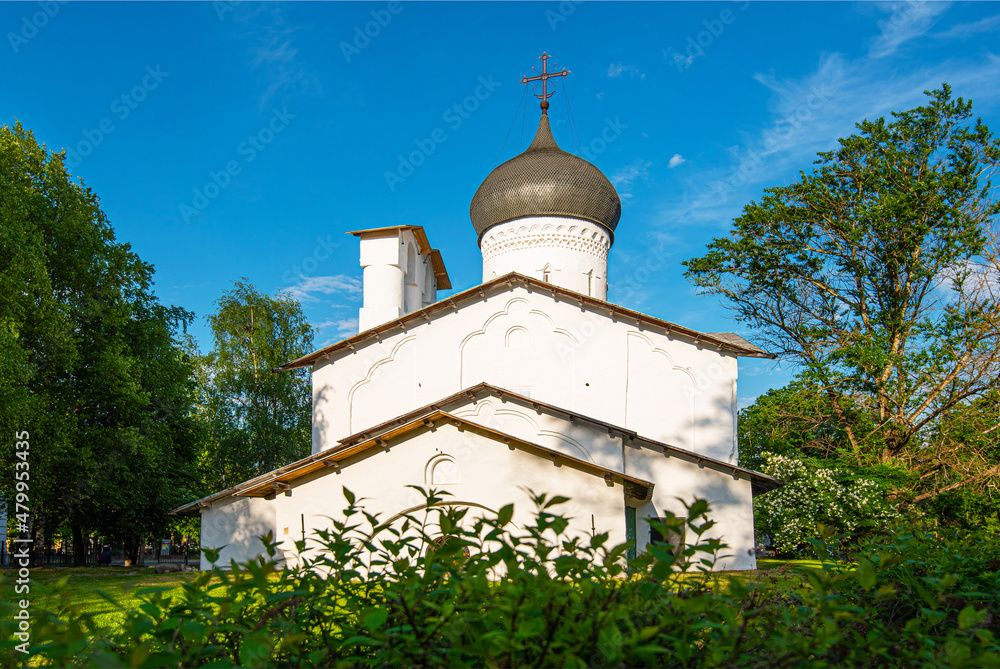 View of the historical complex of Pskov. Pskov is an important tourist ...