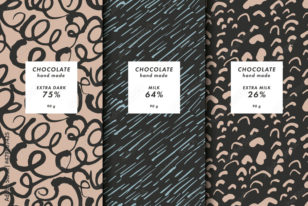 Vector illustration set of templates contemporary abstract cover and ...