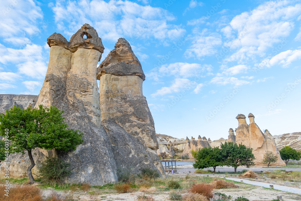 Pasabag Valley or Monks Valley and fairy chimneys in Zelve Open Air ...