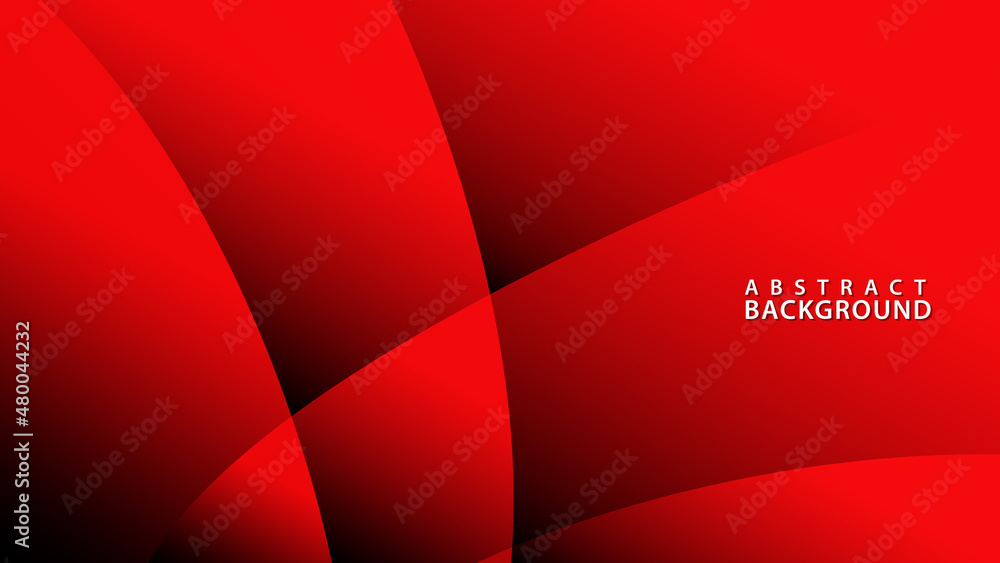 Red abstract background template, geometric background, red cover ...