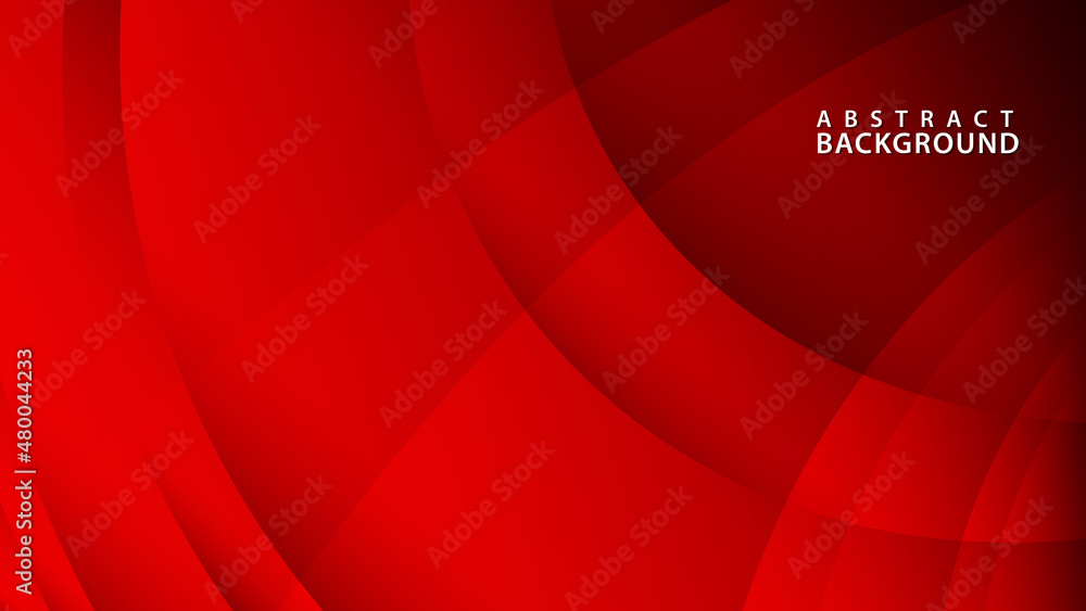 Red abstract background template, geometric background, red cover ...