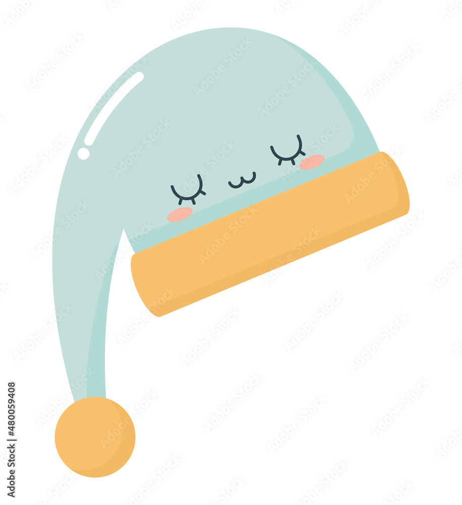 sleep hat design Stock Vector | Adobe Stock