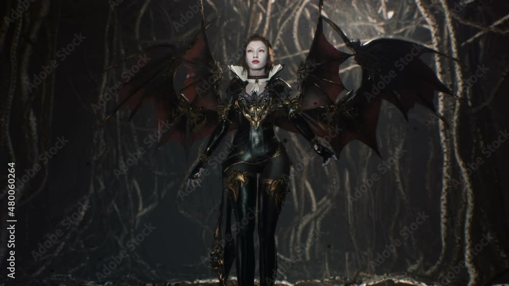 A violent and overbearing vampire walks through her creepy dungeon ...