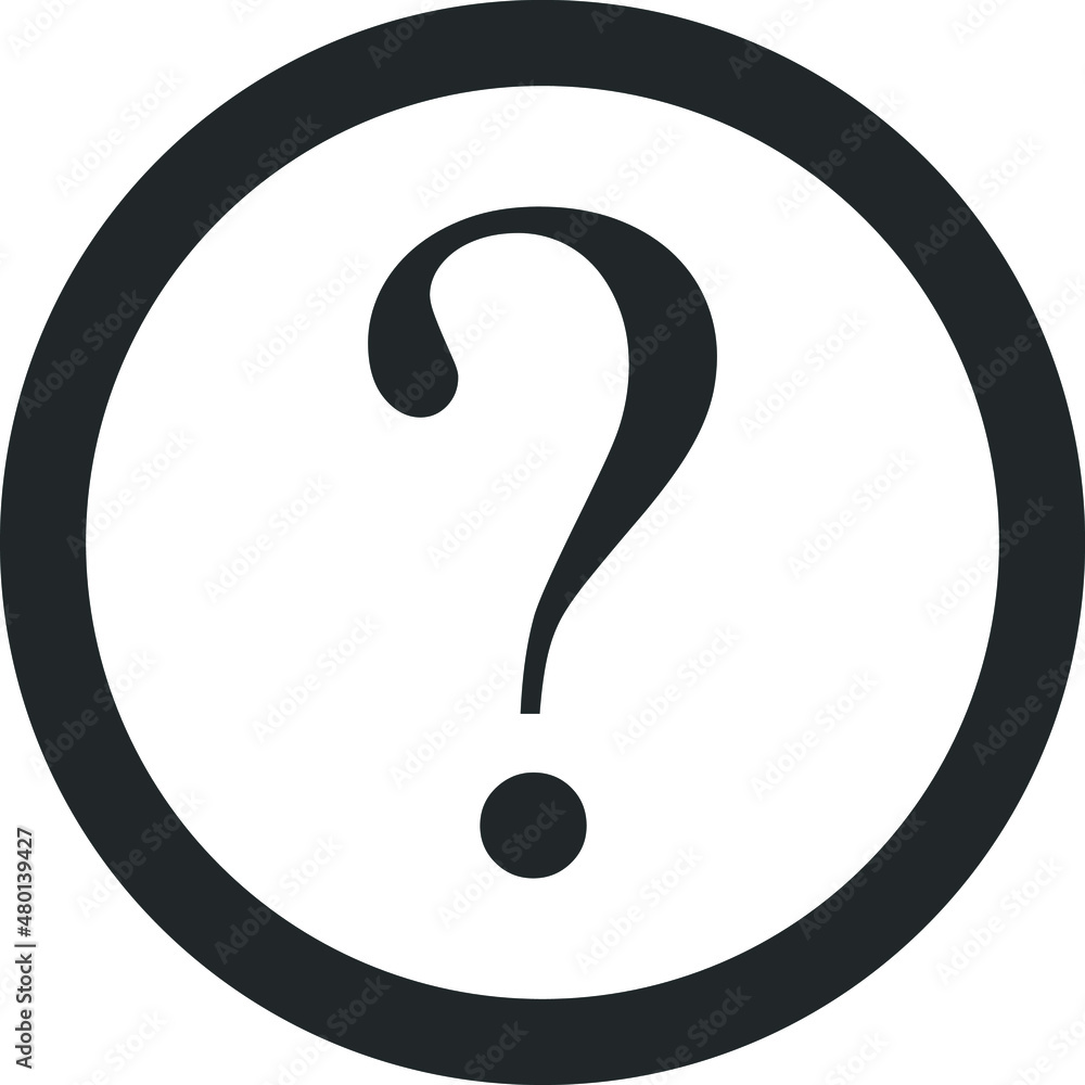 Help icon, Question mark symbol icon Stock Vector | Adobe Stock