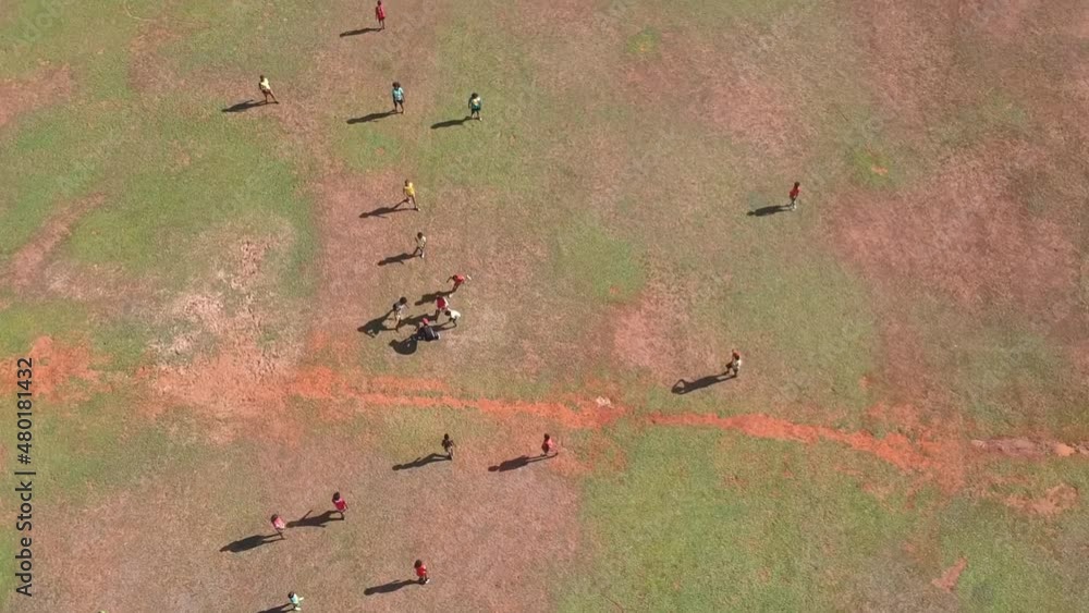 Indigenous Australian Aboriginal people Playing Australian Football ...