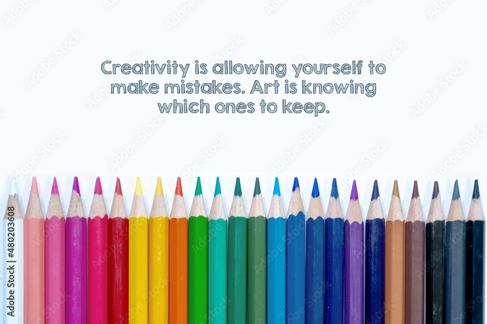 Creativity Is Allowing Yourself to Make Mistakes. Art Is Knowing Which ...