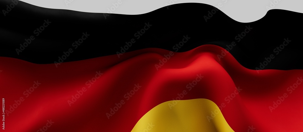 deutschland fahne Stock Illustration | Adobe Stock