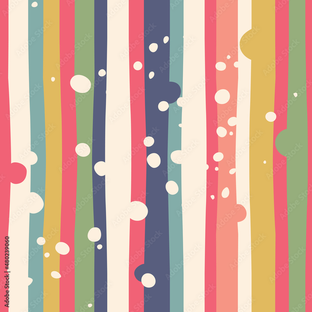Seamless simple pattern with strips for your design. Background can be ...
